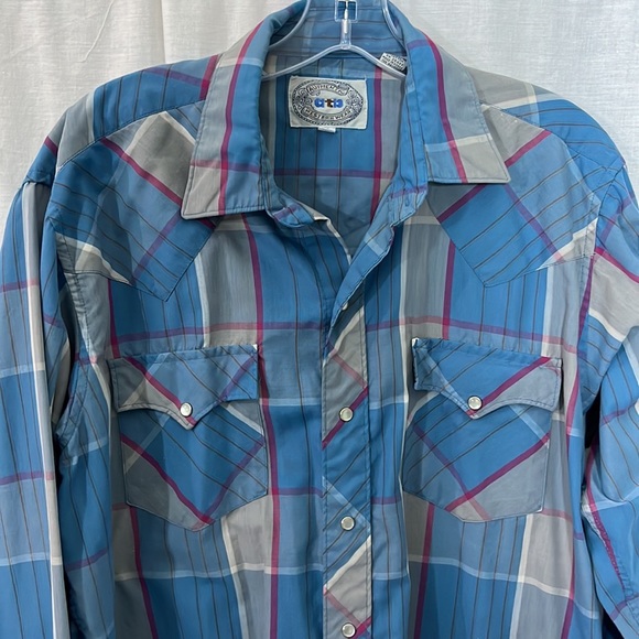 Shirts | Vintage Atb Authentic Western Wear Pearl Snap Western Shirt ...